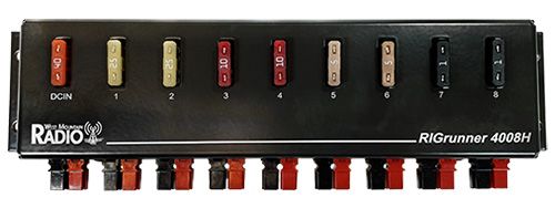RIGRUNNER 4008 HORIZONTAL 8-WAY 12V BOARD C/W 2M CABLE West Mountain ...