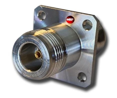 Panel Mount N Female - N Female (Rectangular)