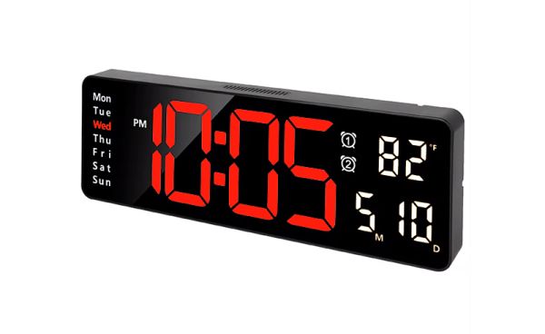 Ham Shack Clock (RED) - MyDEL Version 2.0