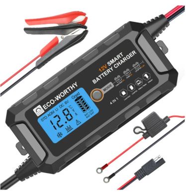 battery mobile 12V 30Ah LiFePO4 Lithium Battery Charger