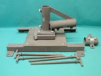 Tilt Over Mast Base and Fittings - Falling Derrick