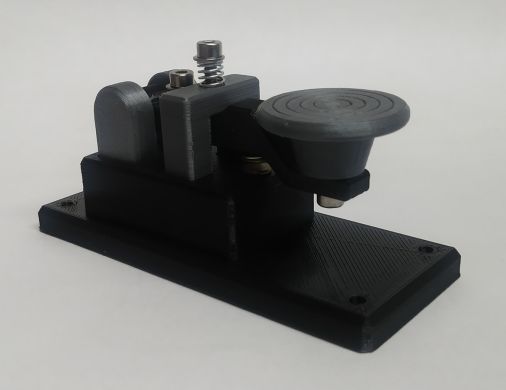Lightweight Grey Micro Morse Code Key CW Morse at £24.95 | Ham Radio