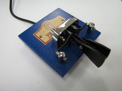 VIBROPLEX SQUARE RACER STANDARD BLUE Morse Keys at £160.00 | Ham Radio