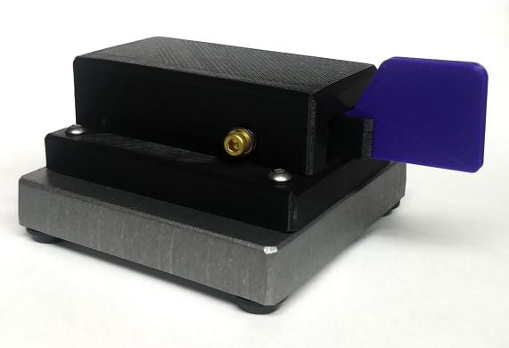 Purple Single Paddle Morse Code Key With Base CW Morse at £59.95 | Ham ...