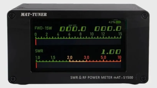 B-STOCK mAT-S1500 1500W 1.8-54MHz SWR & Power Meter For HF Shortwave ...