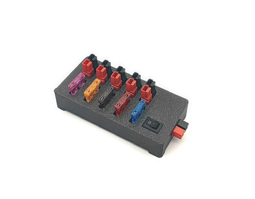 6 way Fused DC power splitter distribution fits Anderson Powerpole ...