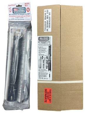 SuperAntenna MP1DXG2PLUS Portable HF-VHF Antenna Kit Super Antenna ...