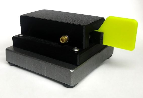 Yellow Single Paddle Morse Code Key With Base CW Morse at £59.95 | Ham ...